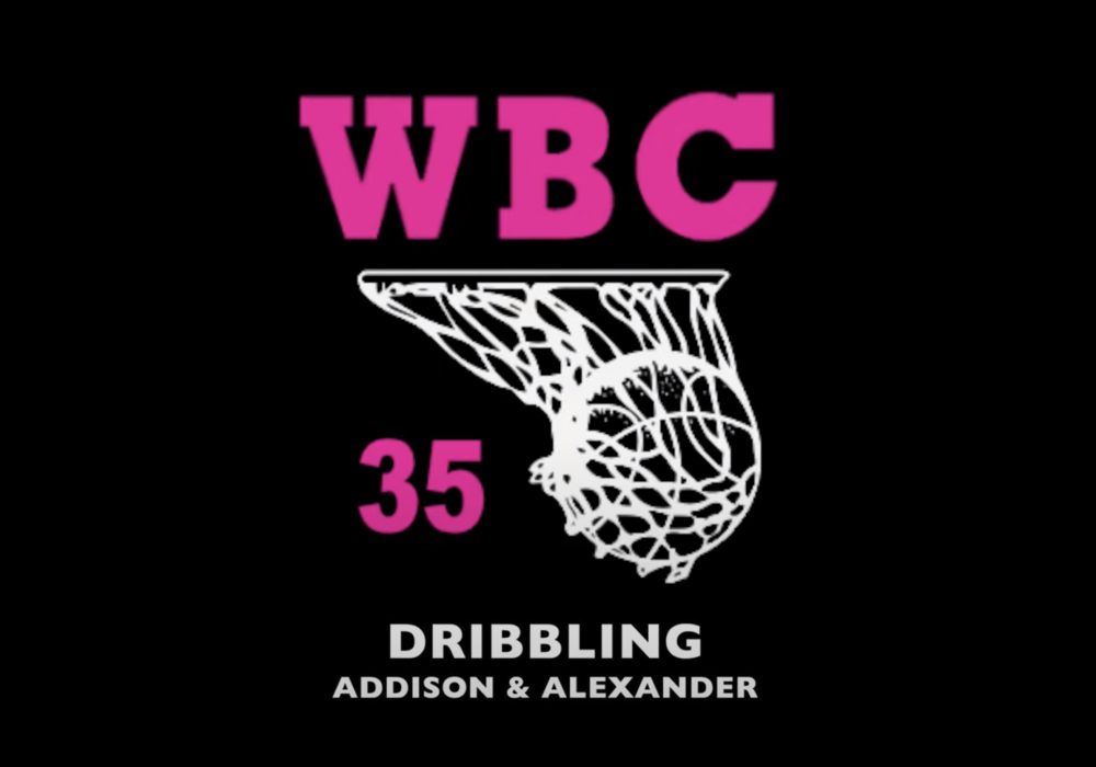 Dribbling with Addison and Alexander Dewar – Wildwood Basketball Camp
